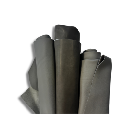 Medium Grey Leather Bundle #2 | Leather Hide Store