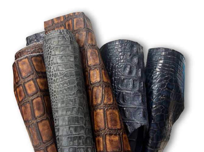Embossed Leather Bundle #7 | Leather Hide Store