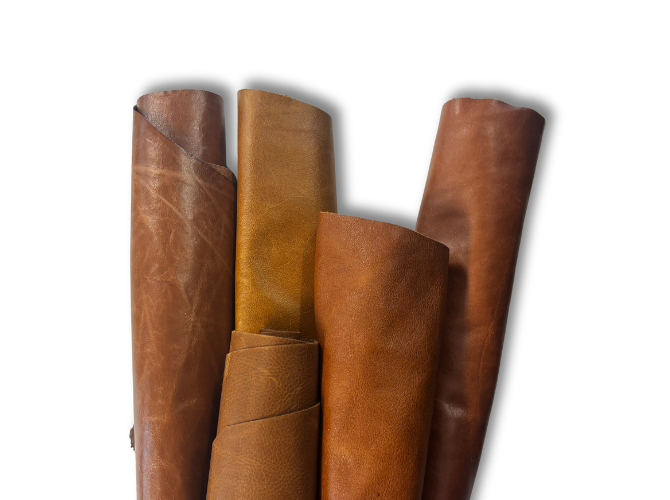 Light Golden Brown Leather Bundle #8 | Leather Hide Store