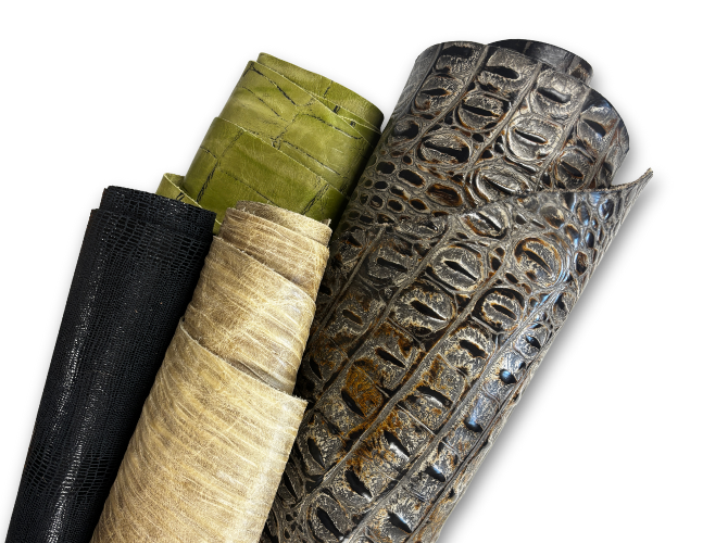 Embossed Leather Bundle #3 | Leather Hide Store